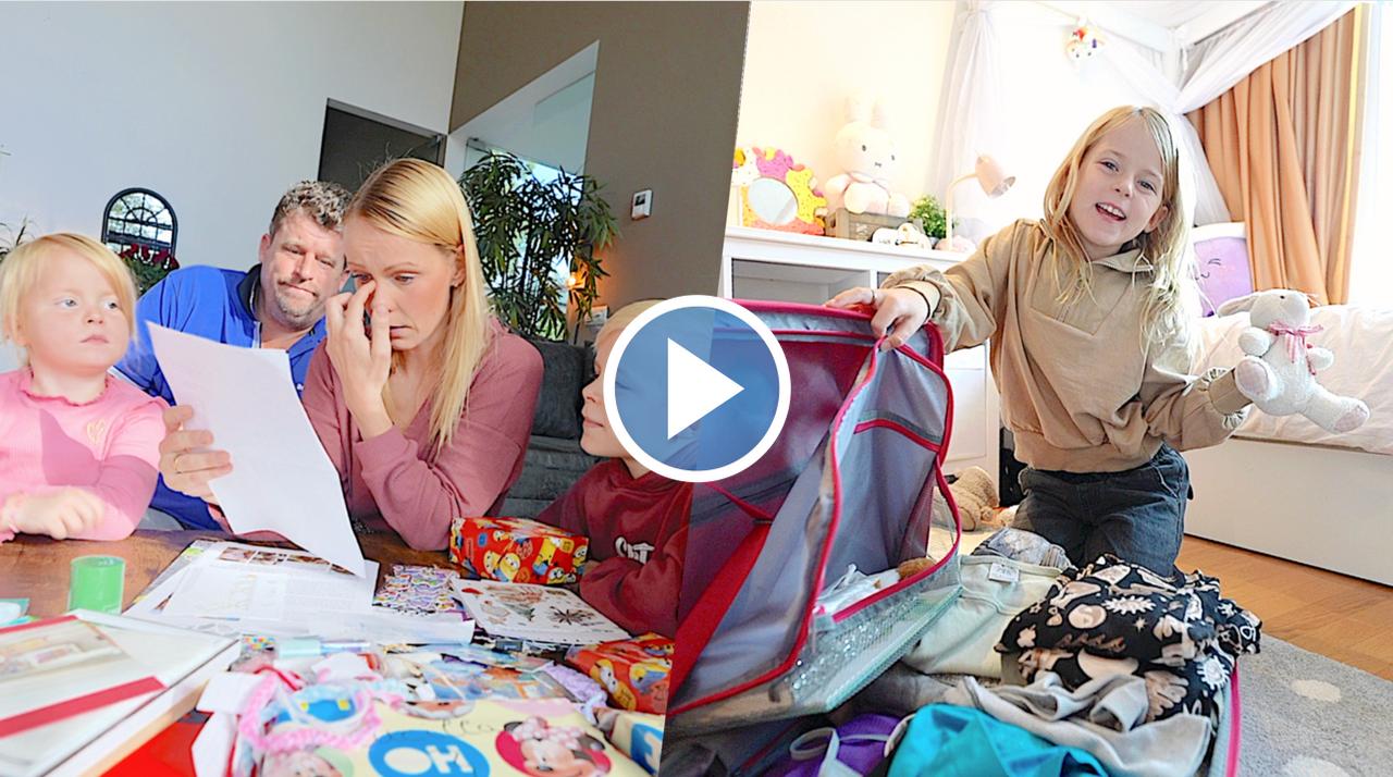 EMOTiONEEL DOOR DEZE BRiEF EN ONZE KOFFERS iNPAKKEN! | Bellinga Vlog ...